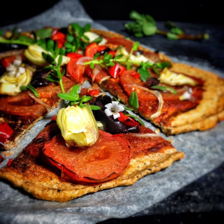 Lentil Pizza Crust [Vegan, Gluten-Free] - Vie De La Vegan