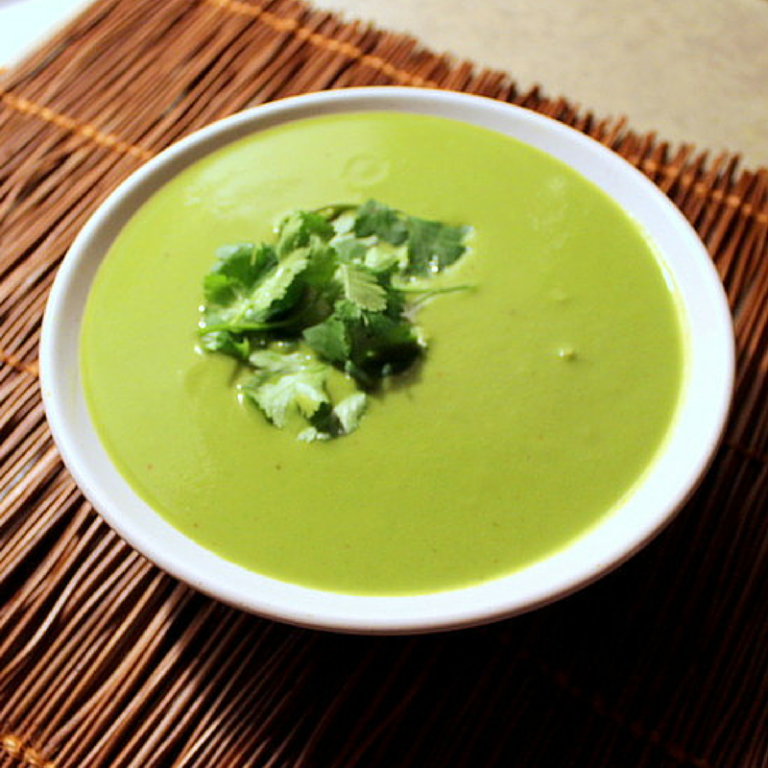 Cilantro Mushroom Soup - Vie De La Vegan