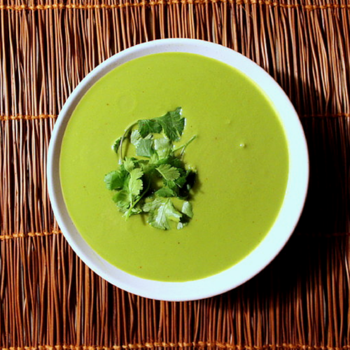 Cilantro Mushroom Soup - Vie De La Vegan