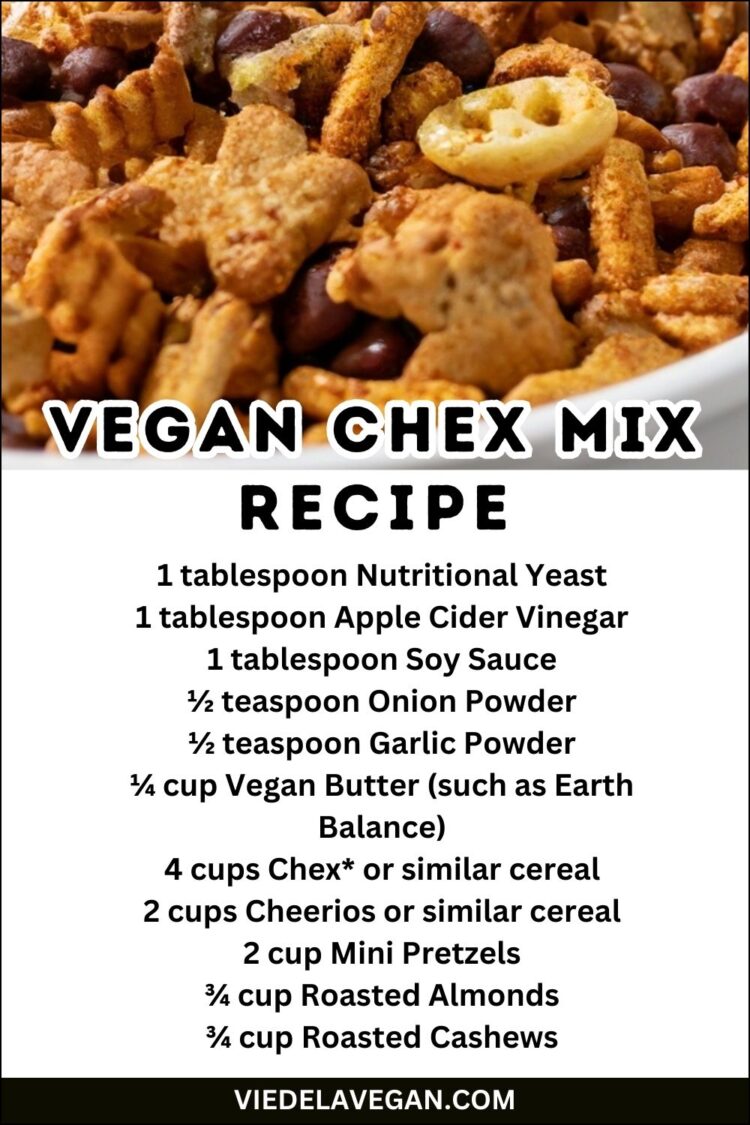 Vegan Chex Mix Recipe: Healthy Party Favorite