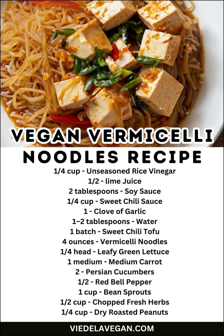 Try Our Vegan Vermicelli Noodles Recipe: Perfect for Any Meal