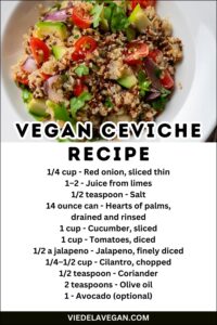 Vegan Ceviche Recipe: Fresh, Flavorful, and Plant-Based