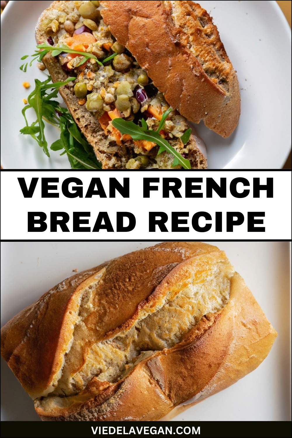 Easy Vegan French Bread Recipe | Crispy & Dairy-Free