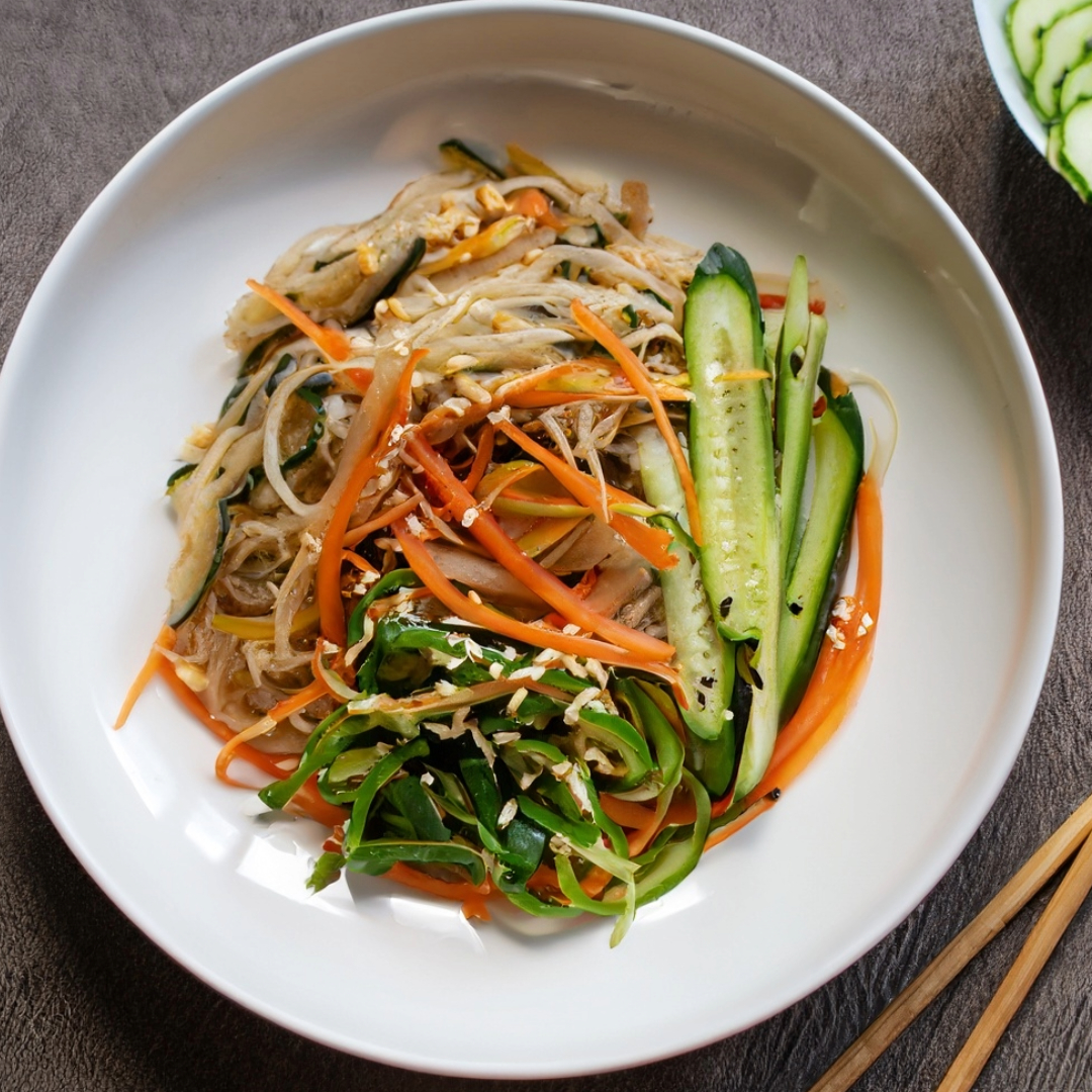 Vegan Japchae Recipe: Taste Korean Vegan Delight