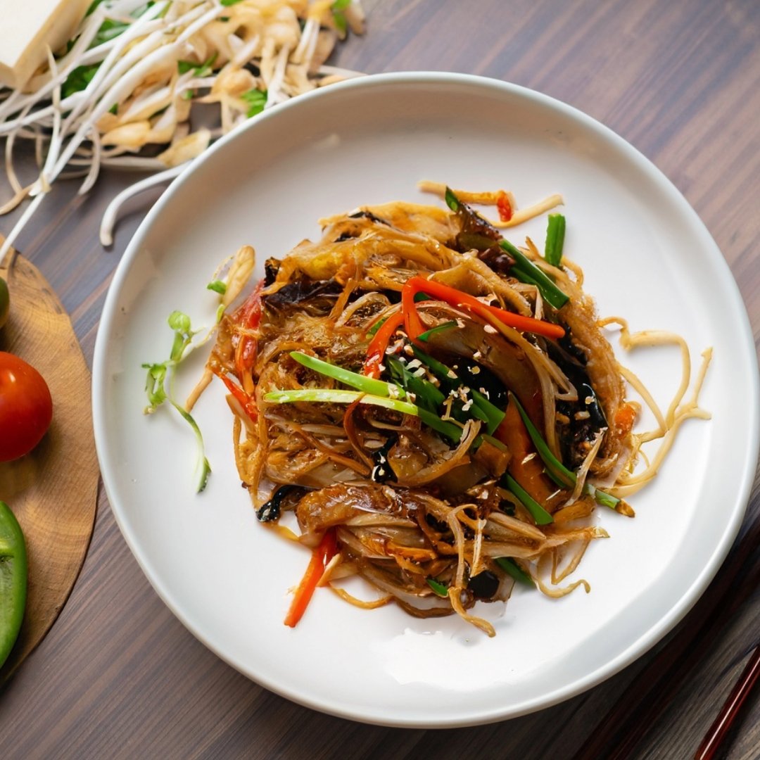 Vegan Japchae Recipe: Taste Korean Vegan Delight