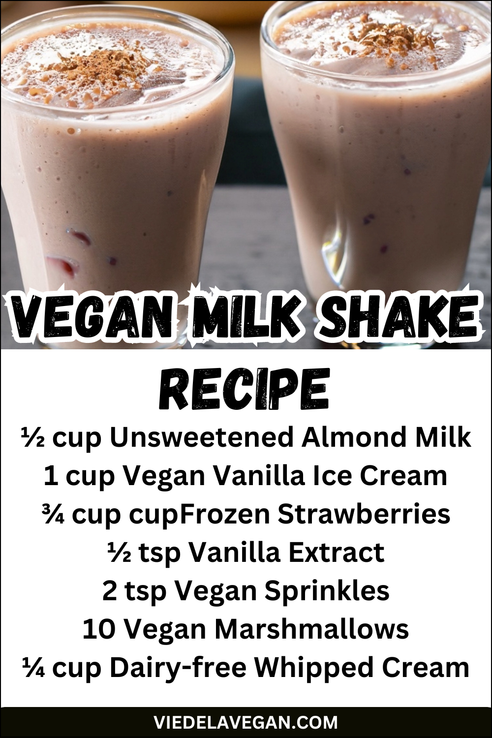 Vegan Shake Recipe: Wholesome Sip on Goodness