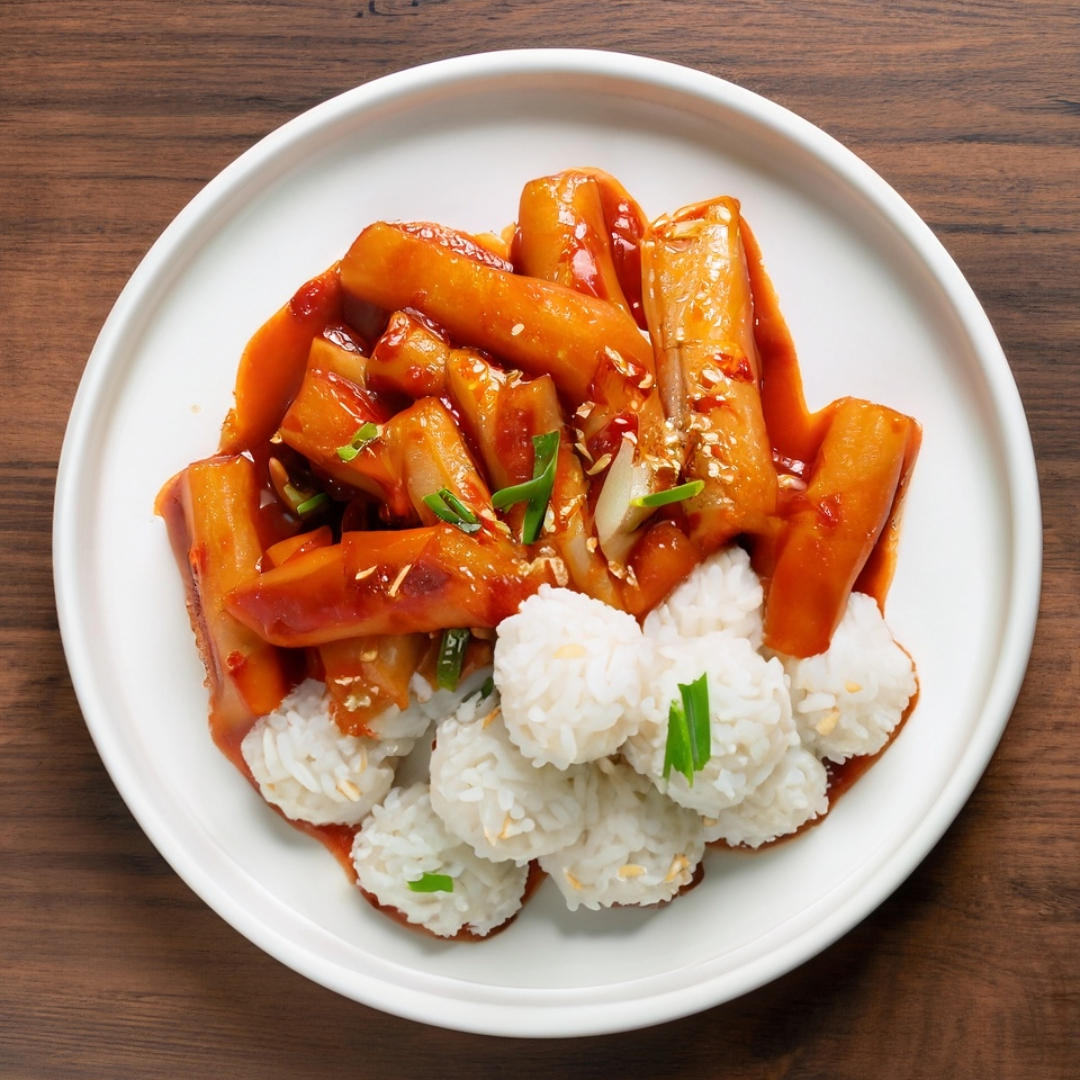 Vegan Tteokbokki Recipe: Spicy Korean Rice Cakes