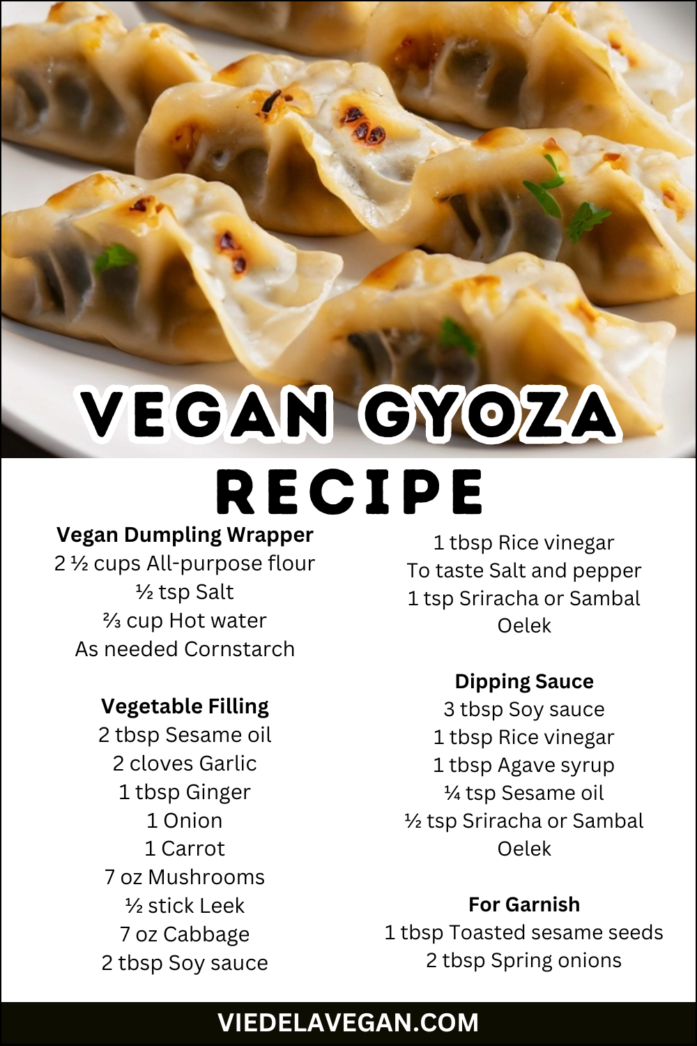 Vegan Gyoza Recipe: Delicious Plant-Based Dumplings