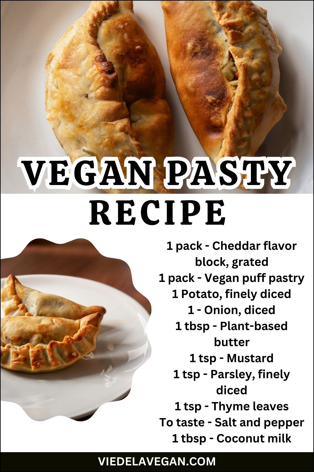 Vegan Pasty Recipe: Perfectly Flaky & Plant-Based