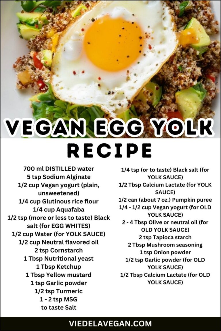 Vegan Egg Yolk Recipe: Quick & Simple