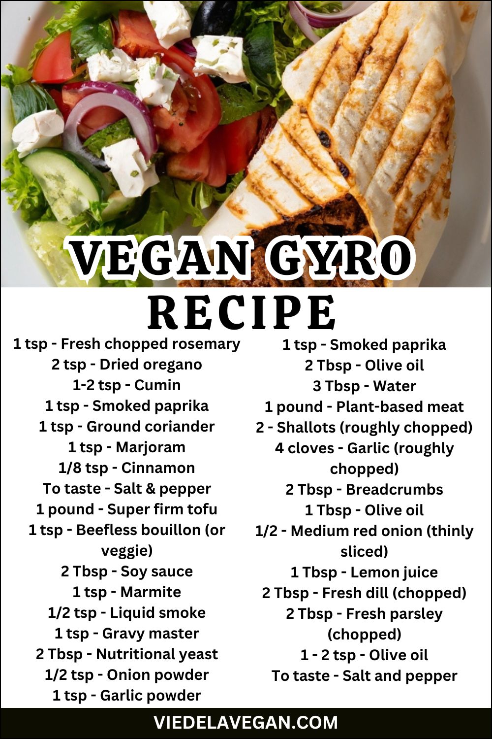 Vegan Gyro Recipe: Savor the Flavorful Goodness