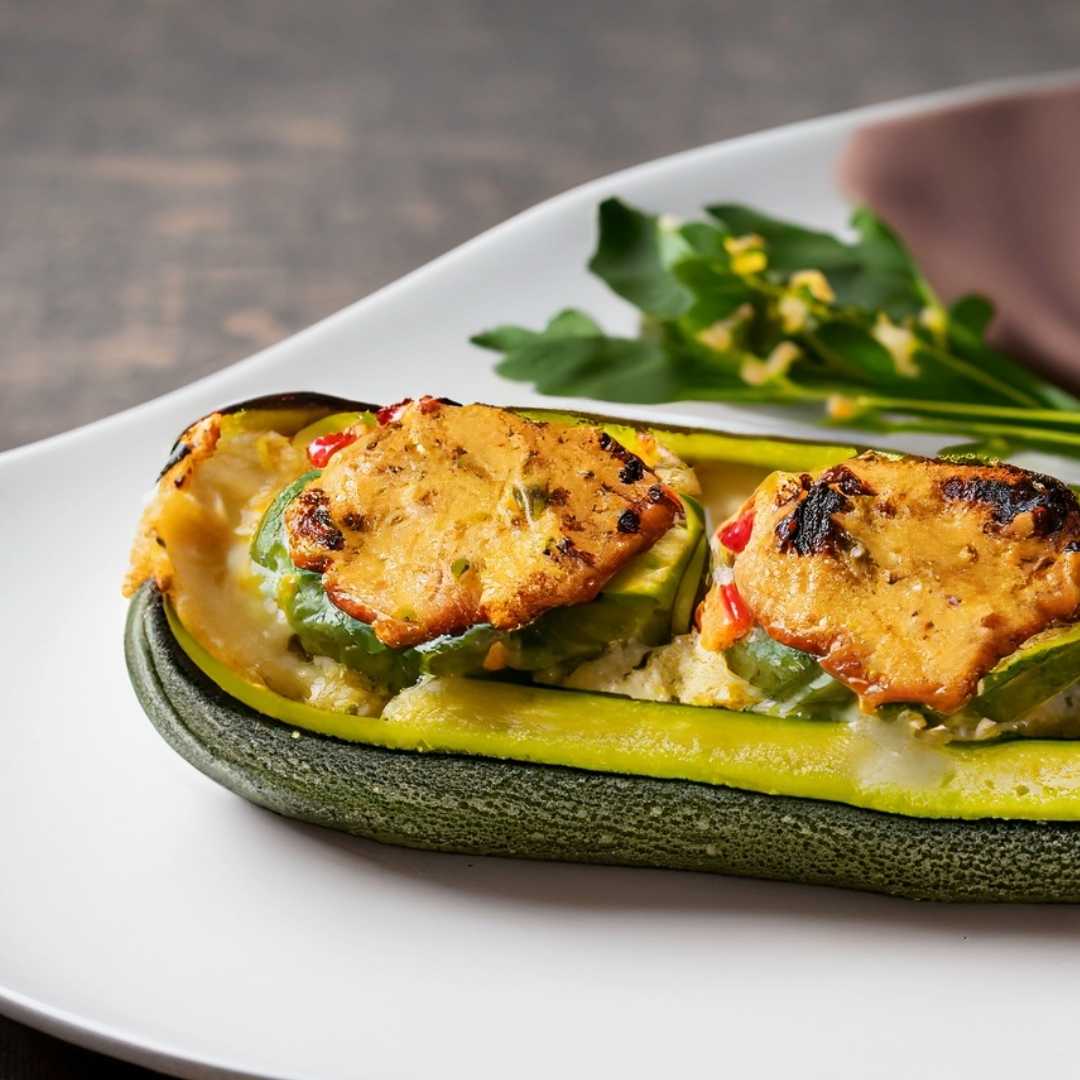 Vegan Stuffed Zucchini Recipe: Healthy & Flavorful