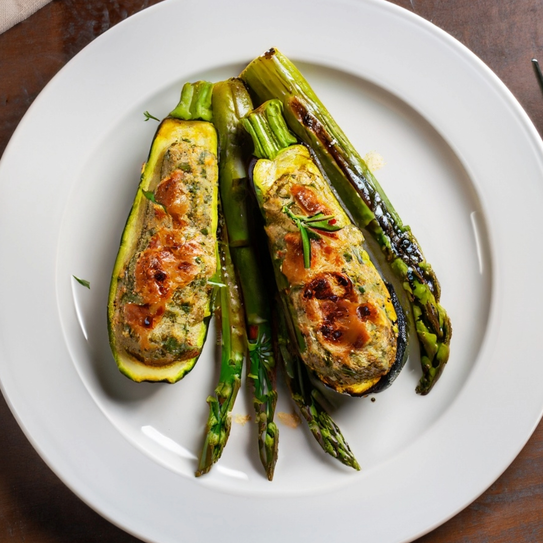 Vegan Stuffed Zucchini Recipe: Healthy & Flavorful