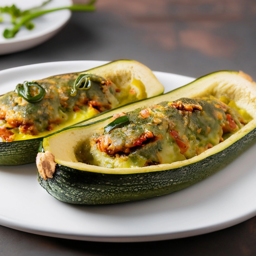 Vegan Stuffed Zucchini Recipe: Healthy & Flavorful