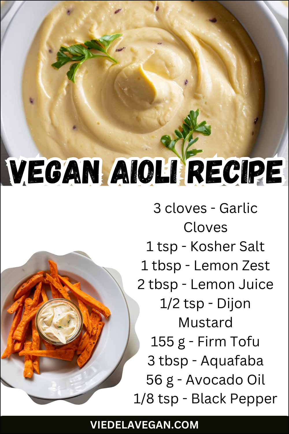 Quick & Easy Vegan Aioli Recipe | Homemade Dairy-Free Aioli