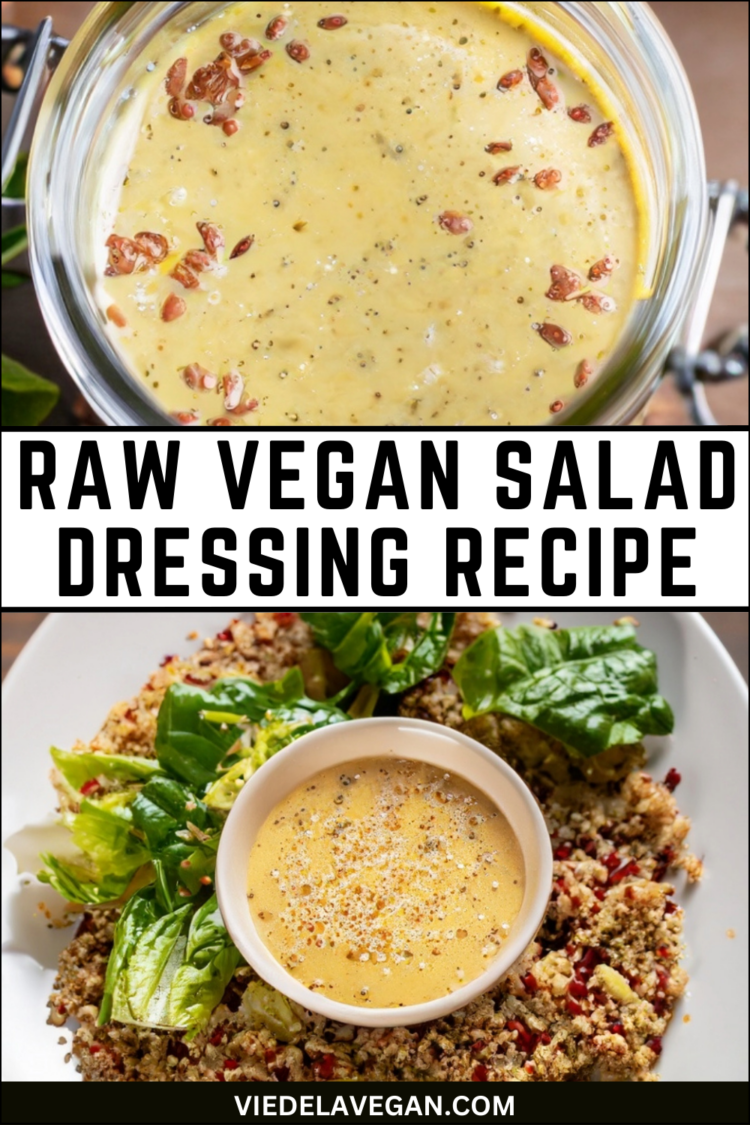 Raw Vegan Salad Dressing Recipe | Quick & Easy DIY Ideas