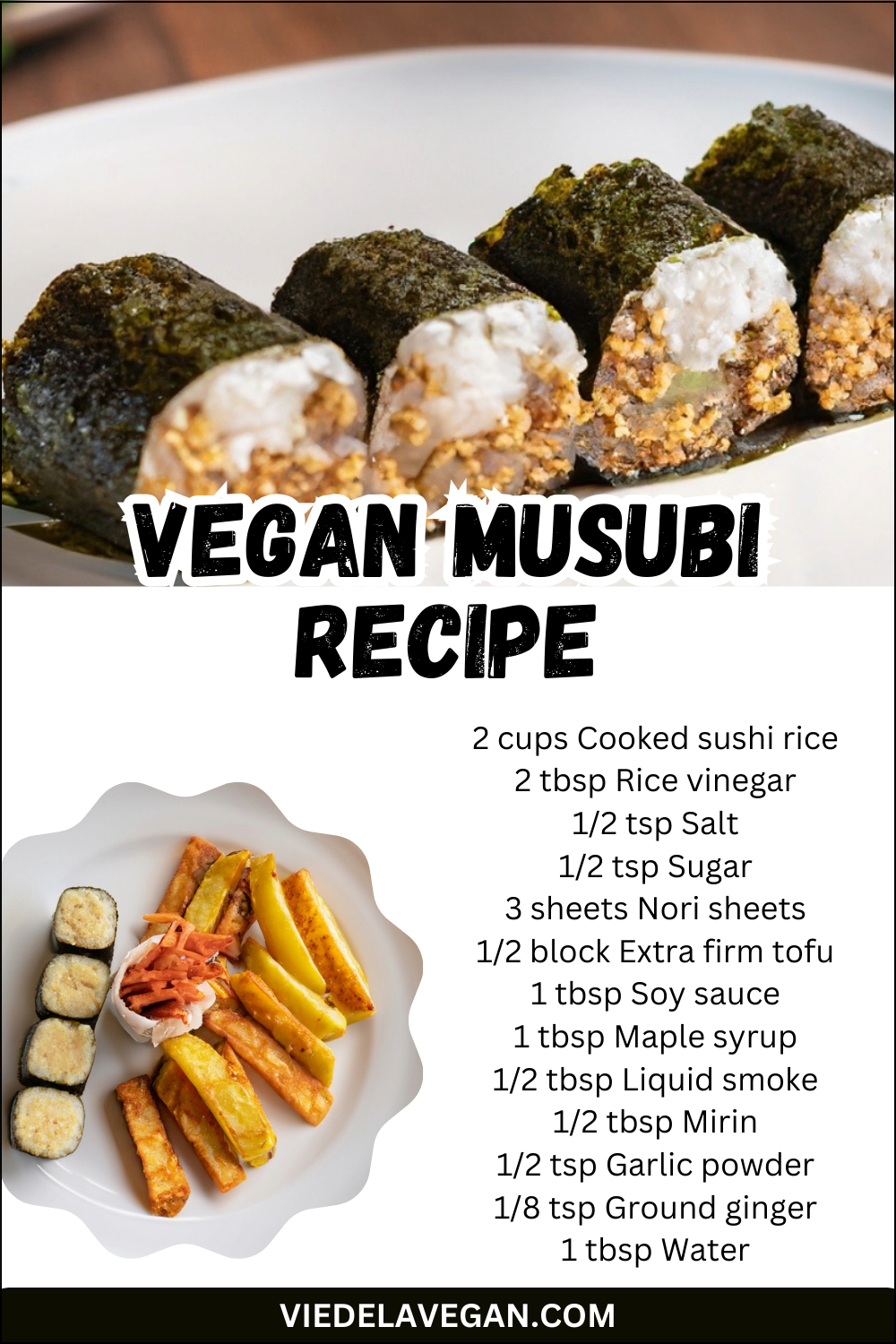 Vegan Musubi Recipe - Easy and Delicious Plant-Based Sushi
