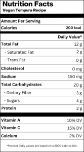 Crispy Vegan Tempura Recipe - Easy and Delicious Appetizer