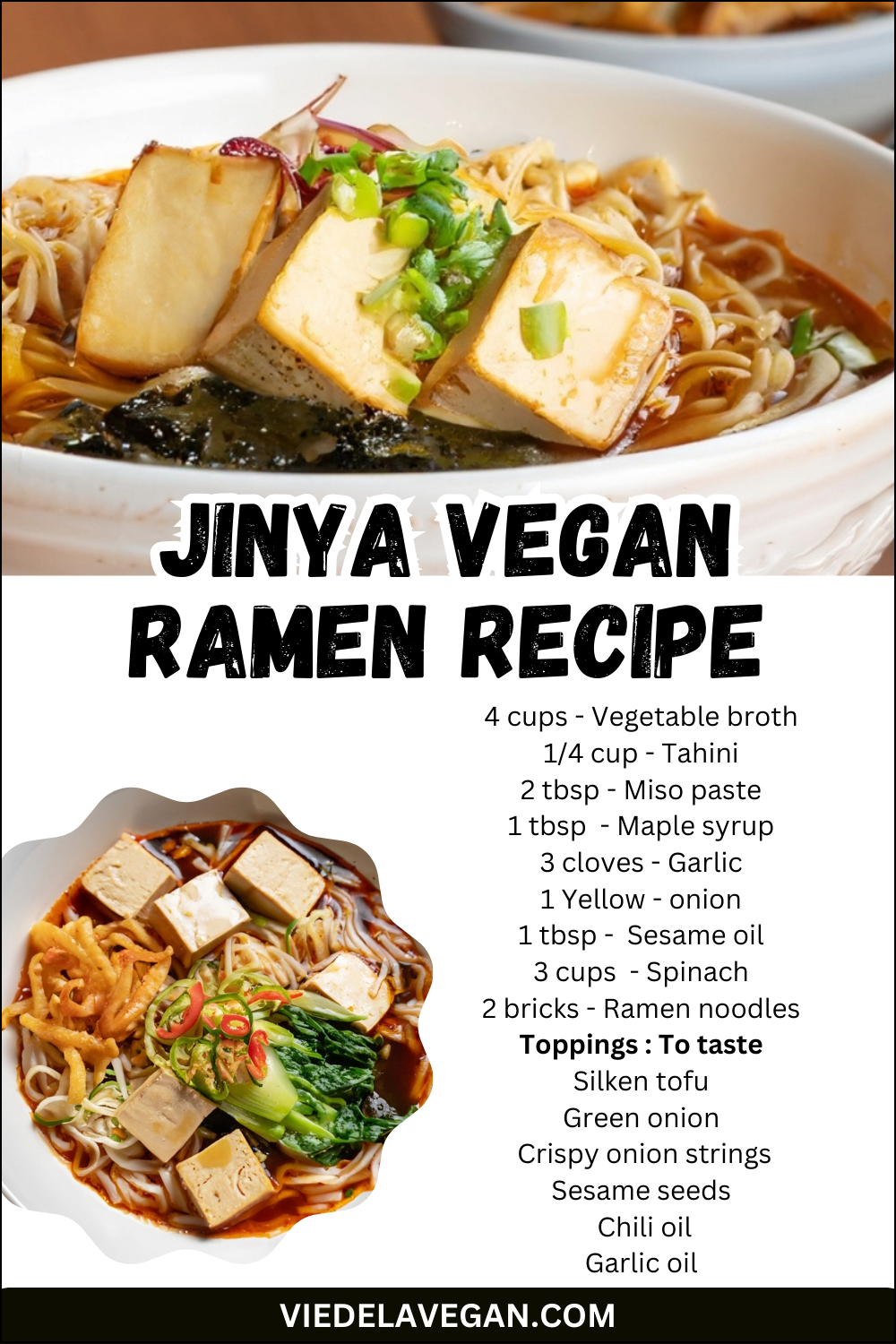 Easy Jinya Vegan Ramen Recipe - Delicious and Authentic