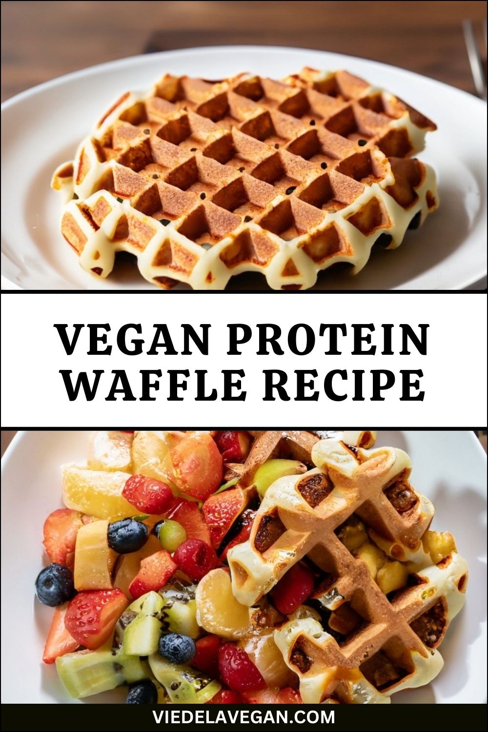 Fluffy Vegan Protein Waffle Recipe - Healthy and Delicious