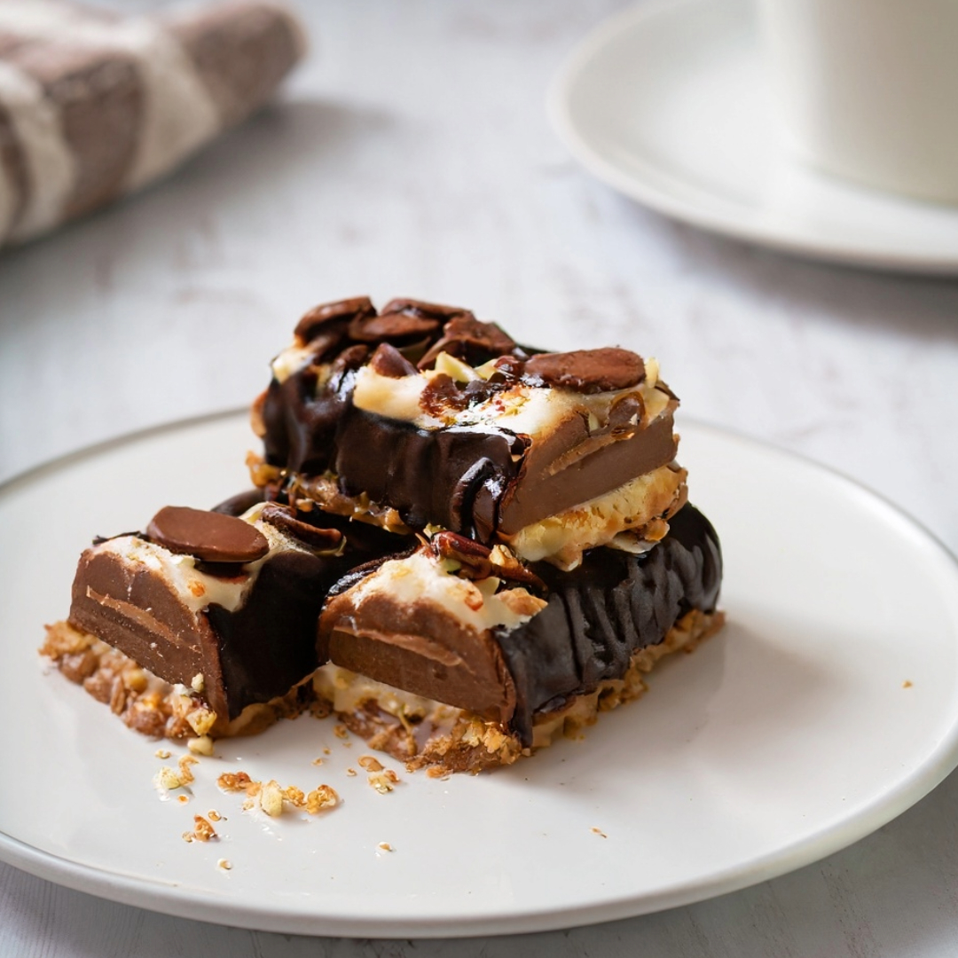 Easy Vegan Snickers Recipe - Chocolatey & Nutty Delight