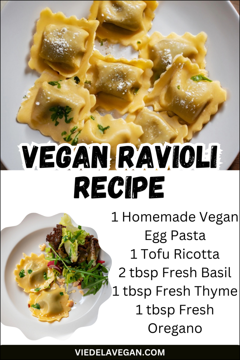 Delicious Vegan Ravioli Recipe - Perfect Italian Main Dish