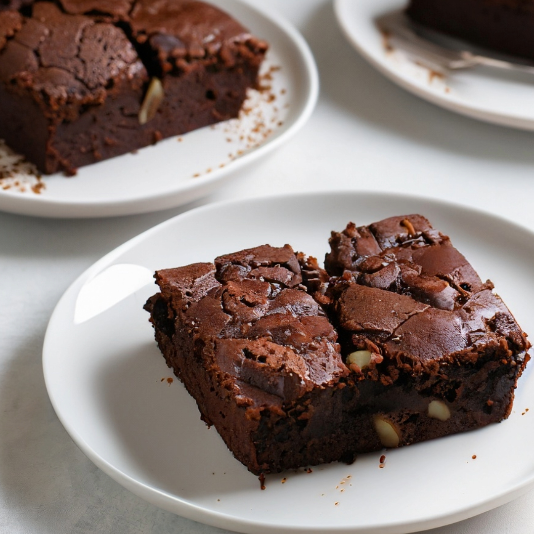 Vegan Brownie Recipe - Healthy No Flax Option!